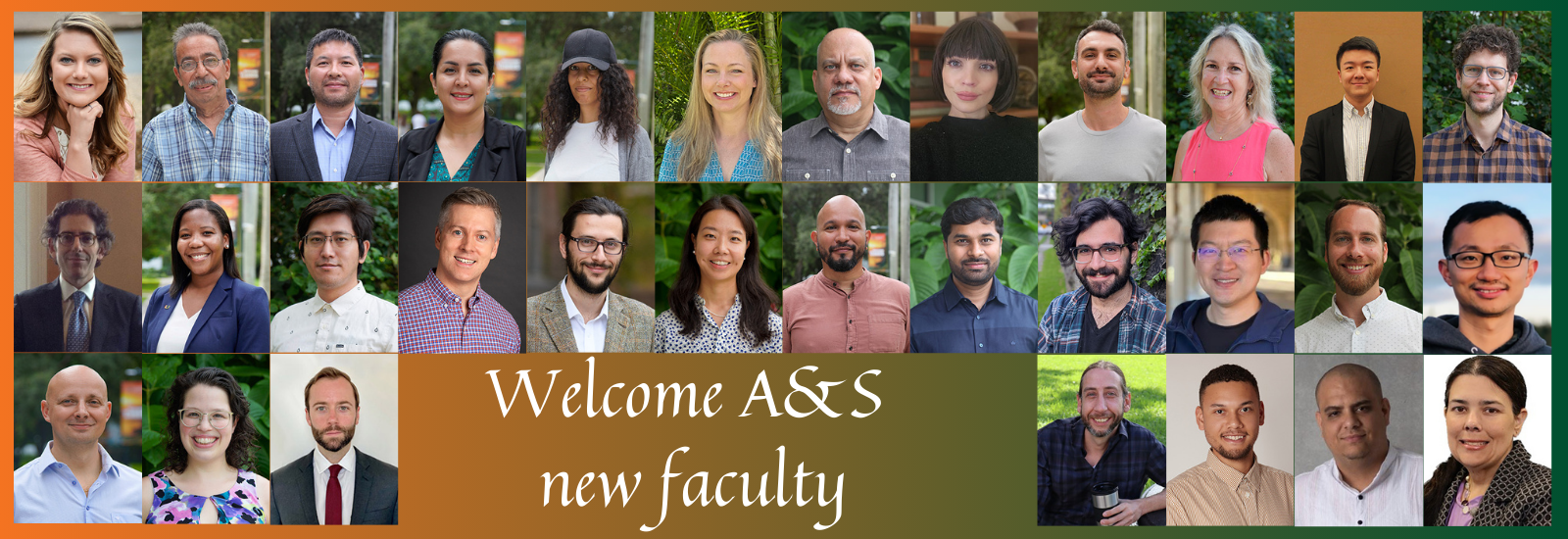 New Faculty | News and events |College of Arts and Sciences
